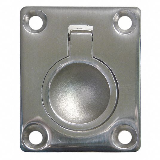 MONROE PMP Recessed Folding Pull Handle, 316 Stainless Steel, Polished ...
