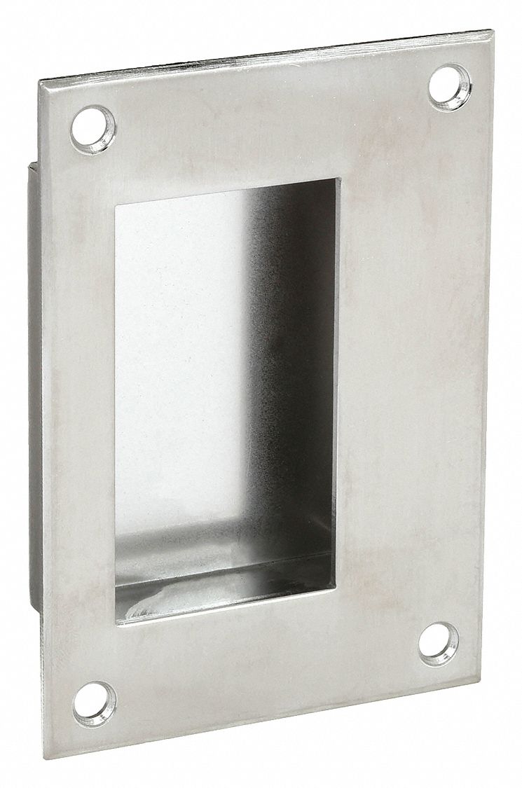 MONROE PMP, Unthreaded Holes, Stainless Steel, Recessed Pull Handle ...