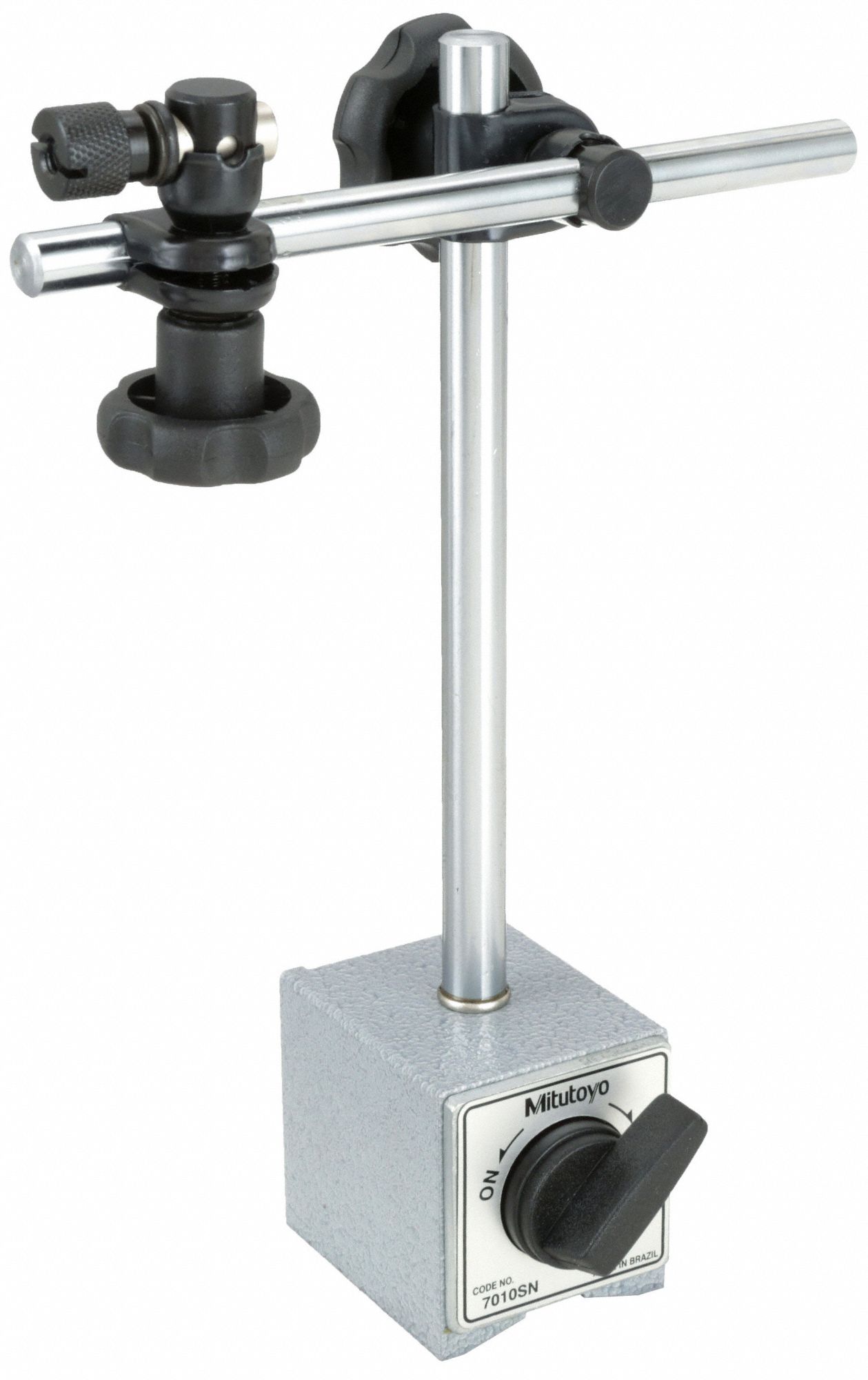 MITUTOYO, Magnetic-Base Indicator Holder, Rigid Arm, Magnetic-Base ...