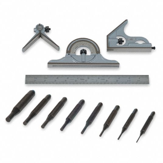 Precision Measuring Tool Kit, Number of Pieces 12 - Grainger