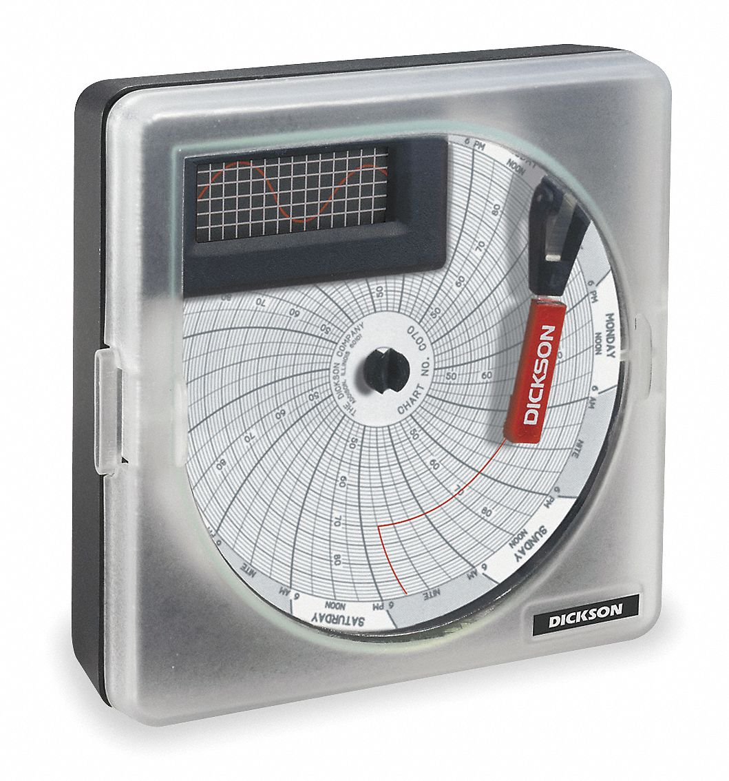 Circular Chart Recorder Self Contained Temperature 7 0° To 100°f