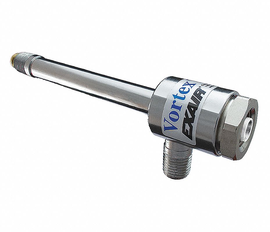 EXAIR Tubo de Vórtice,Acero Inoxidable,5.68" L - Tubos Vortex - 4LCK5 | 3230 - Grainger México