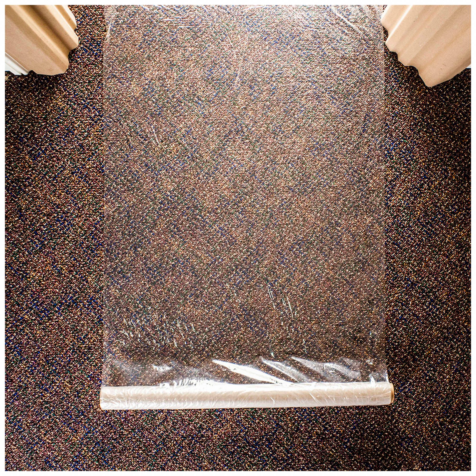 SURFACE SHIELDS Carpet Protection: 2.5 mil Thick, 4 ft Wd, 500 ft Lg ...