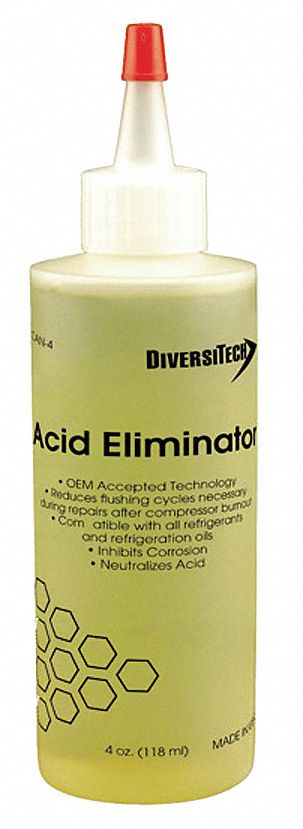 DIVERSITECH, 4 oz Bottle, Acid Neutralizer - 4LEN8|ACID-ELIM - Grainger