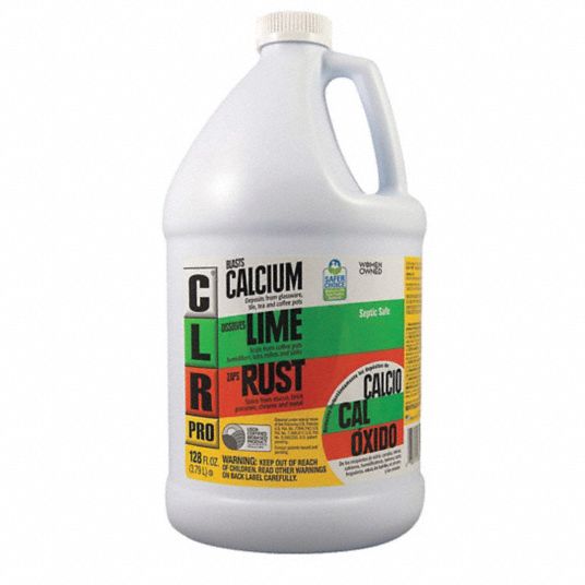 CLR Calcium, Lime and Rust Remover, 1 gal Cleaner Container Size, Jug ...