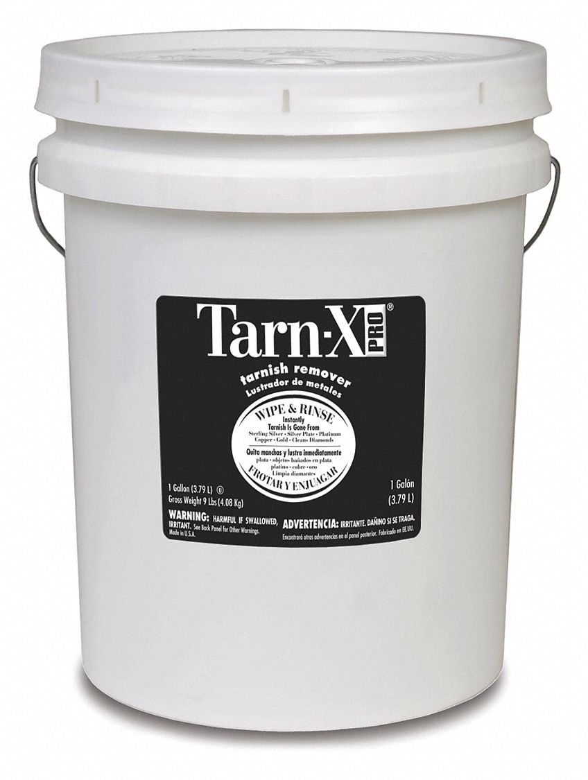 TARN-X PRO Tarnish Remover: Bucket, 5 gal Container Size, Ready to Use ...