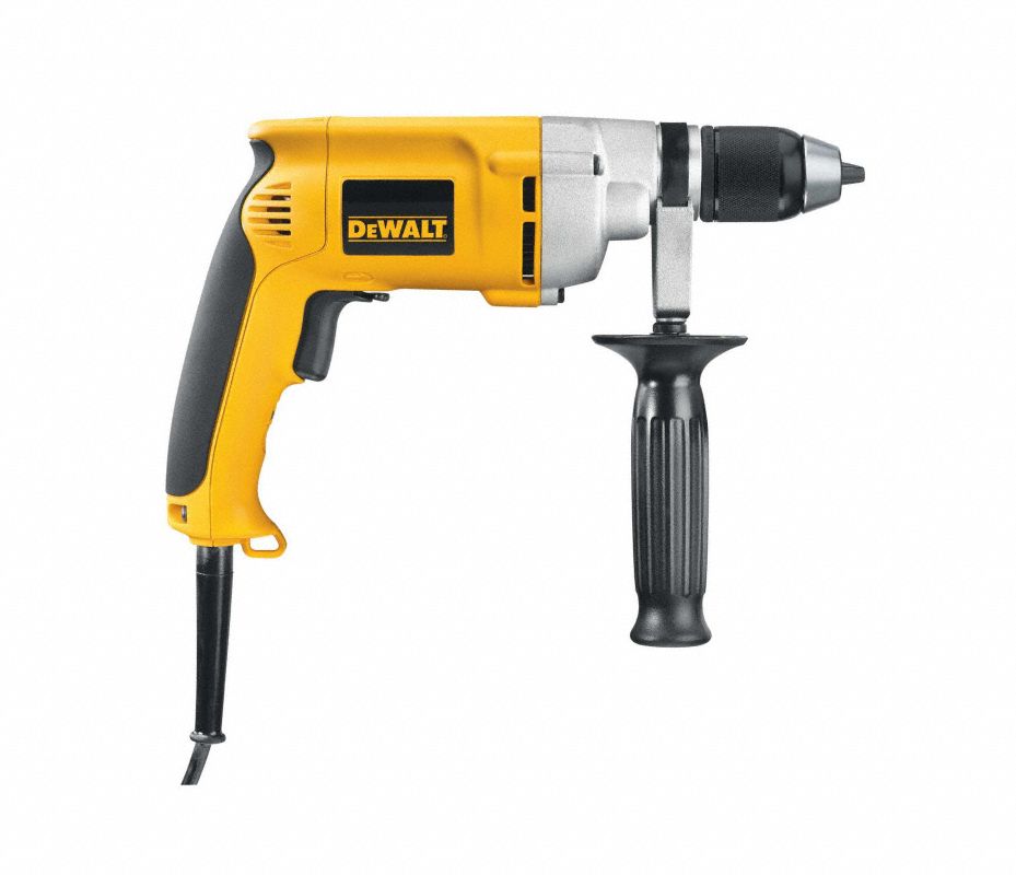 DEWALT Taladro Eléctrico, 120 V, 7.8 Amp, 0 a 600 RPM, Mandril de 1/2 ...