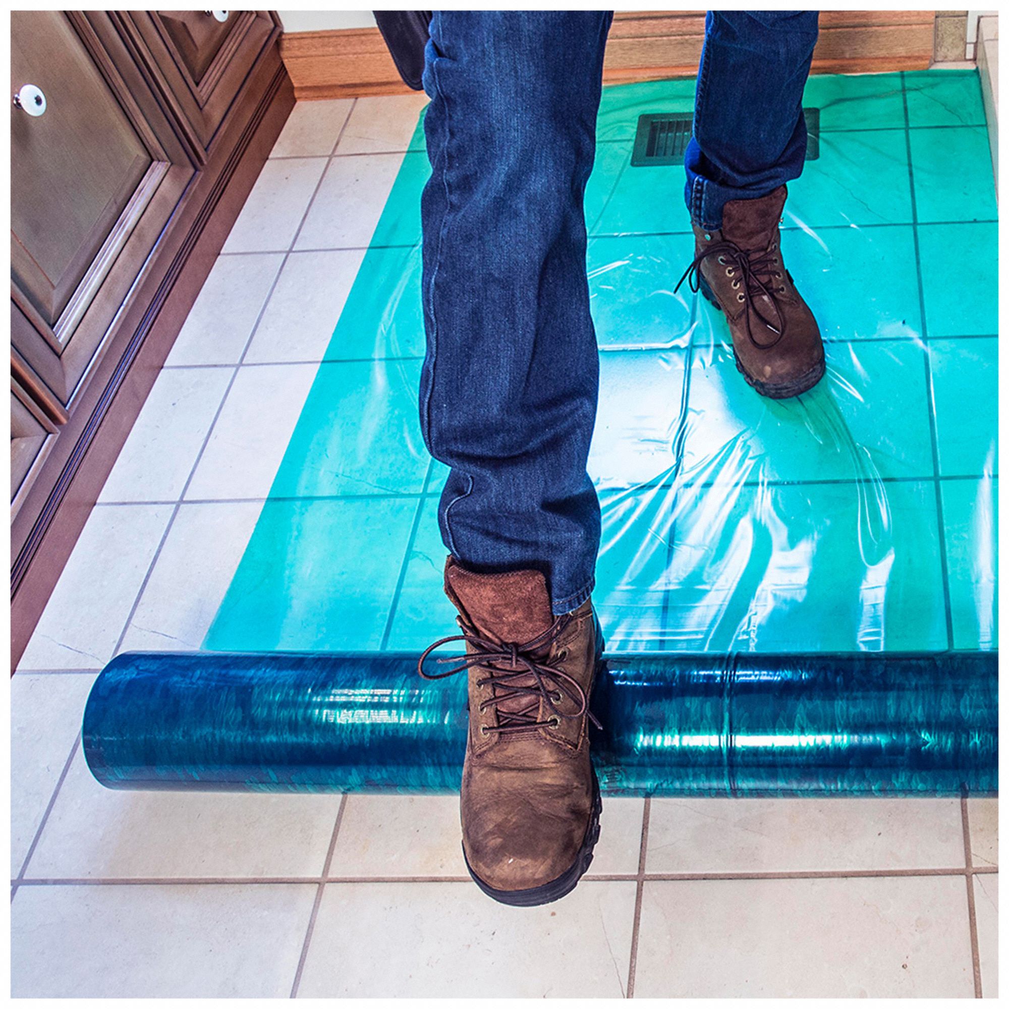 SURFACE SHIELDS Floor Protection: 3 mil Thick, 36 in Wd, 250 ft Lg ...