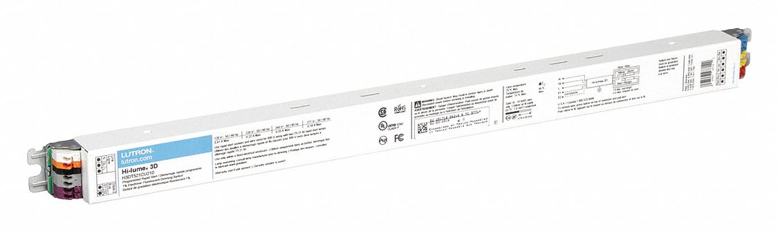 LUTRON, T5, 120 to 277V AC, Fluorescent Dimming Ballast - 4LFW9 ...