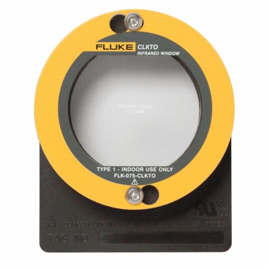 FLUKE Round Infrared Window, 75mm dia., Type 1 - 4LHD3|FLK-075-CLV ...