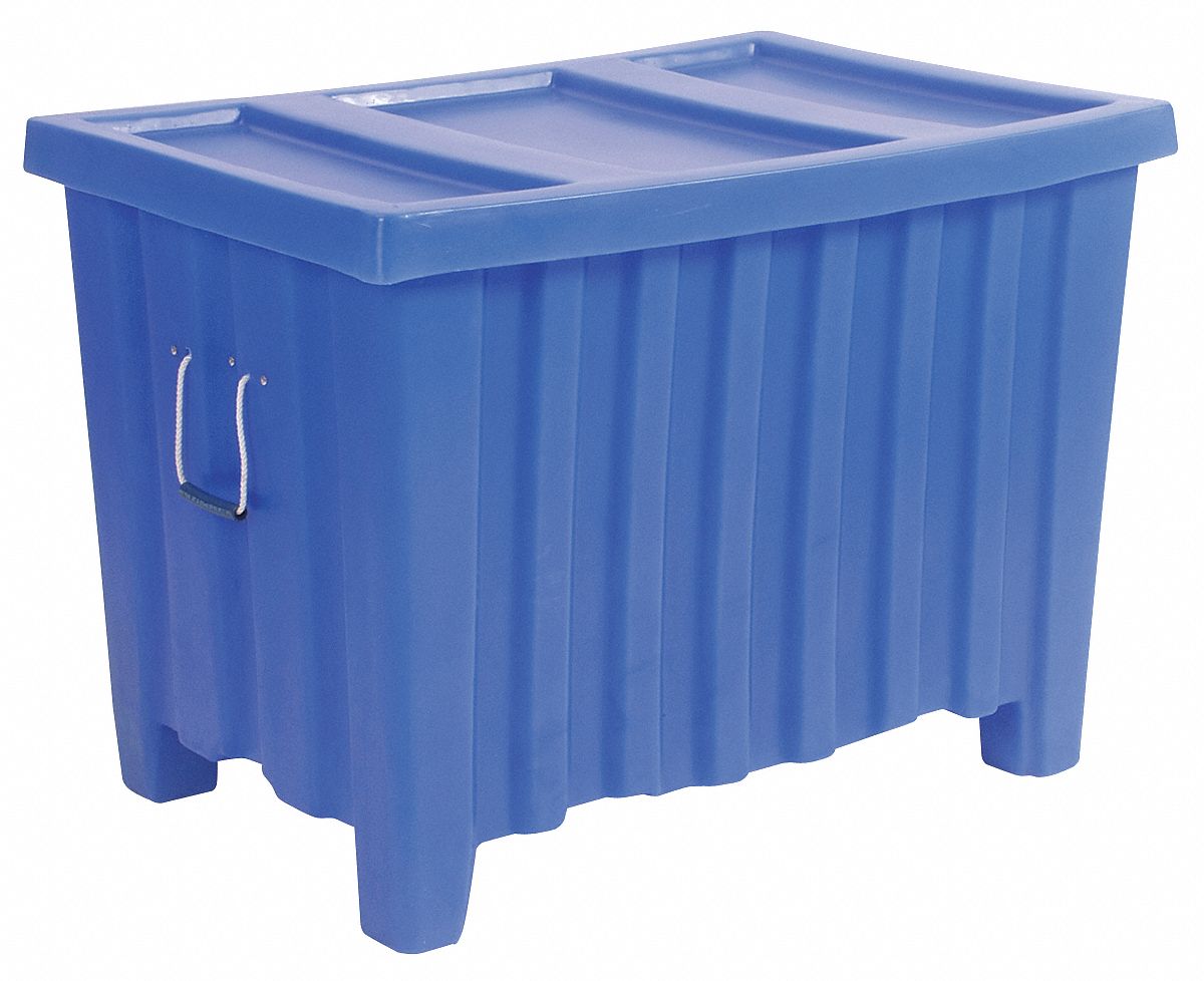MYTON INDUSTRIES, 14 cu ft, 41 in x 28 in x 26 1/2 in, Bulk Container ...