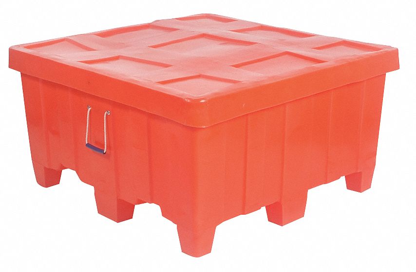 MYTON INDUSTRIES, 18 cu ft, 44 in x 44 in x 23 in, Bulk Container ...