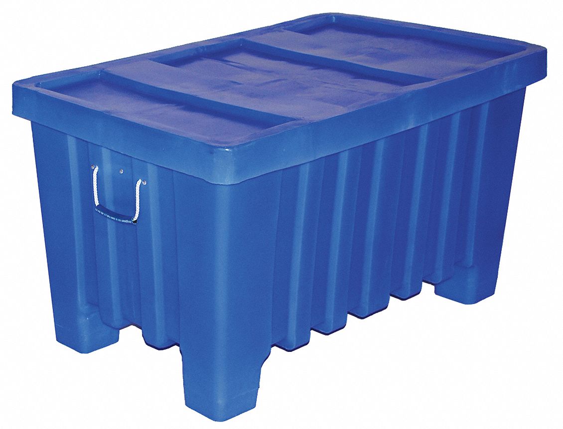 MYTON INDUSTRIES, 8.7 cu ft, 43 in x 26 1/2 in x 24 in, Bulk Container ...