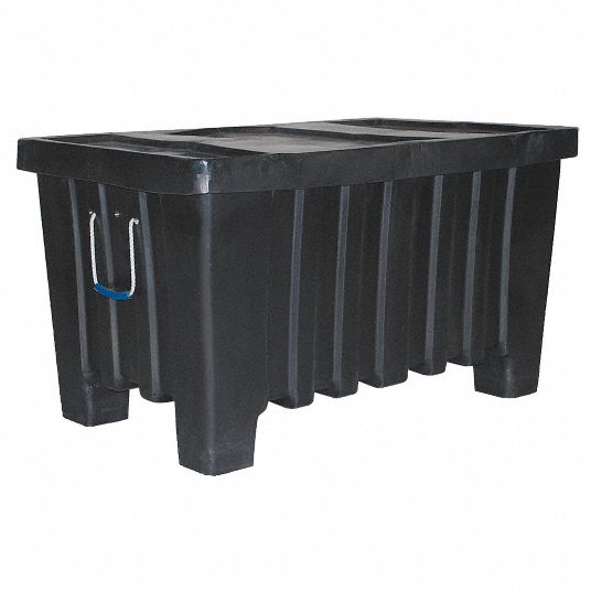MYTON INDUSTRIES, 8.7 cu ft, 43 in x 26 1/2 in x 24 in, Bulk Container ...