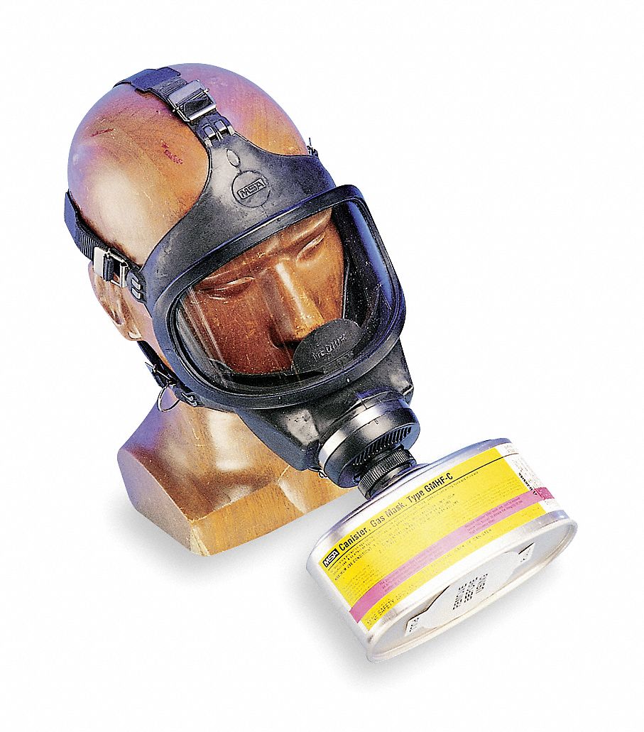 Gas Mask, M, Includes Canister - Grainger