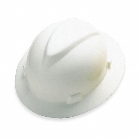 Full Brim, Hard Hat, Type 1, Class E ANSI Classification, Pinlock (4 ...