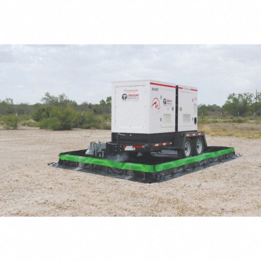 ULTRATECH, 6 ft x 6 ft x 12 in, 100 gal. to 999 gal., Collapsible ...