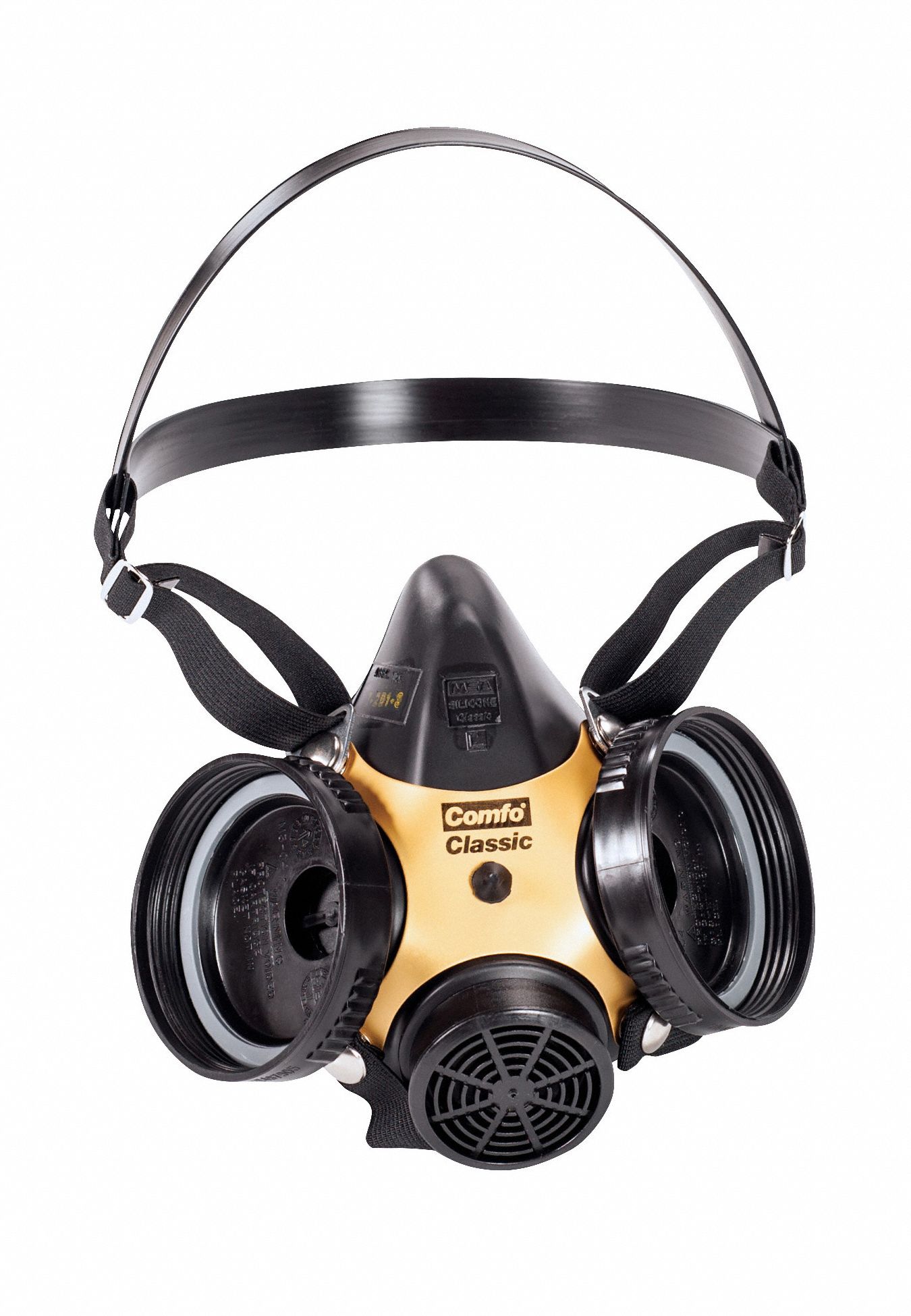 MSA, Comfo Classic, 0 Cartridges Included, Half Mask Respirator - 4LR10 ...