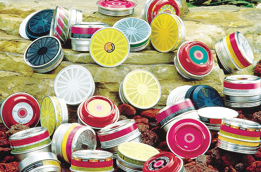 Organic Vapor (OV), Black Color, Cartridge - 4LR57|464031 - Grainger