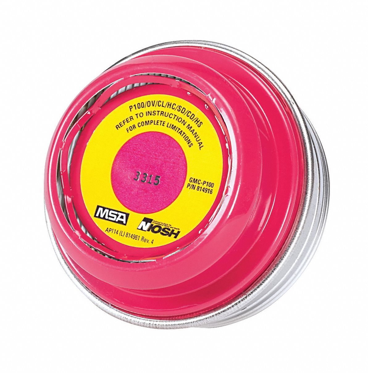 Magenta/Yellow Color, MSA Comfo Twin-Cartridge Series, Combination ...