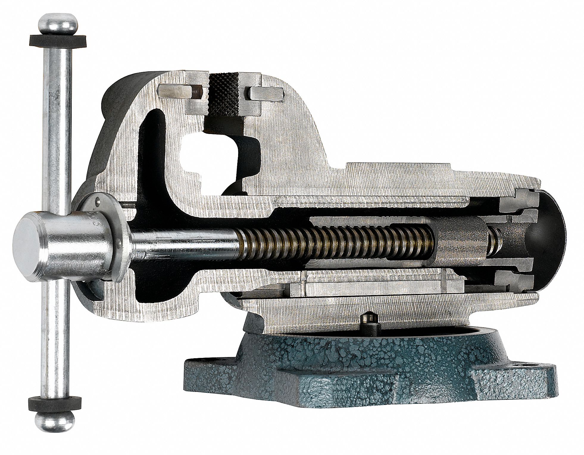 WILTON Combination Vise, 5 1/2 in Jaw Width, 5 in Max. Opening, 3 3/4 ...