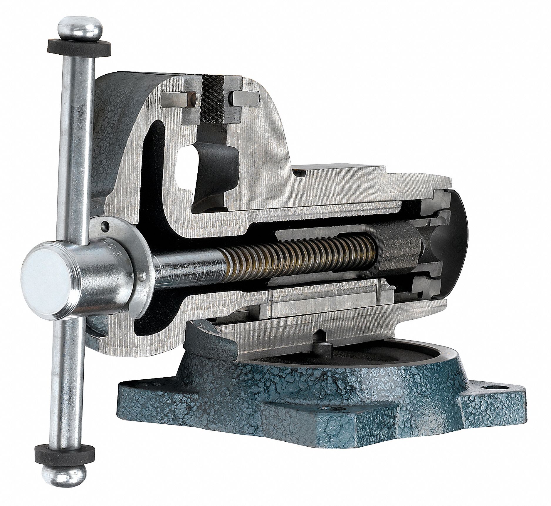 WILTON Combination Vise, 5 1/2 in Jaw Width, 5 in Max. Opening, 3 3/4 ...