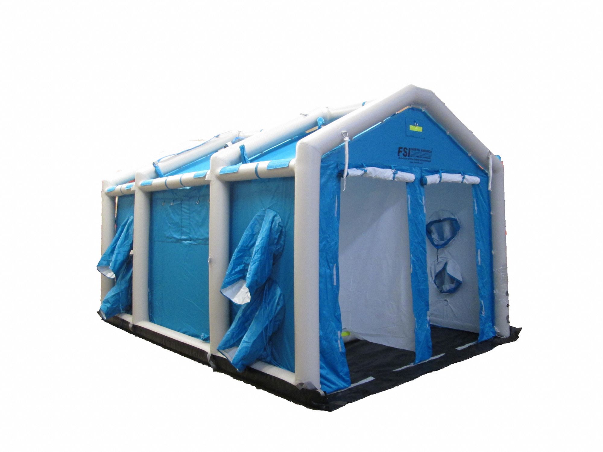 FSI, 2 Stations, 16 Spray Heads, Decontamination Shower - 4LUT6 ...