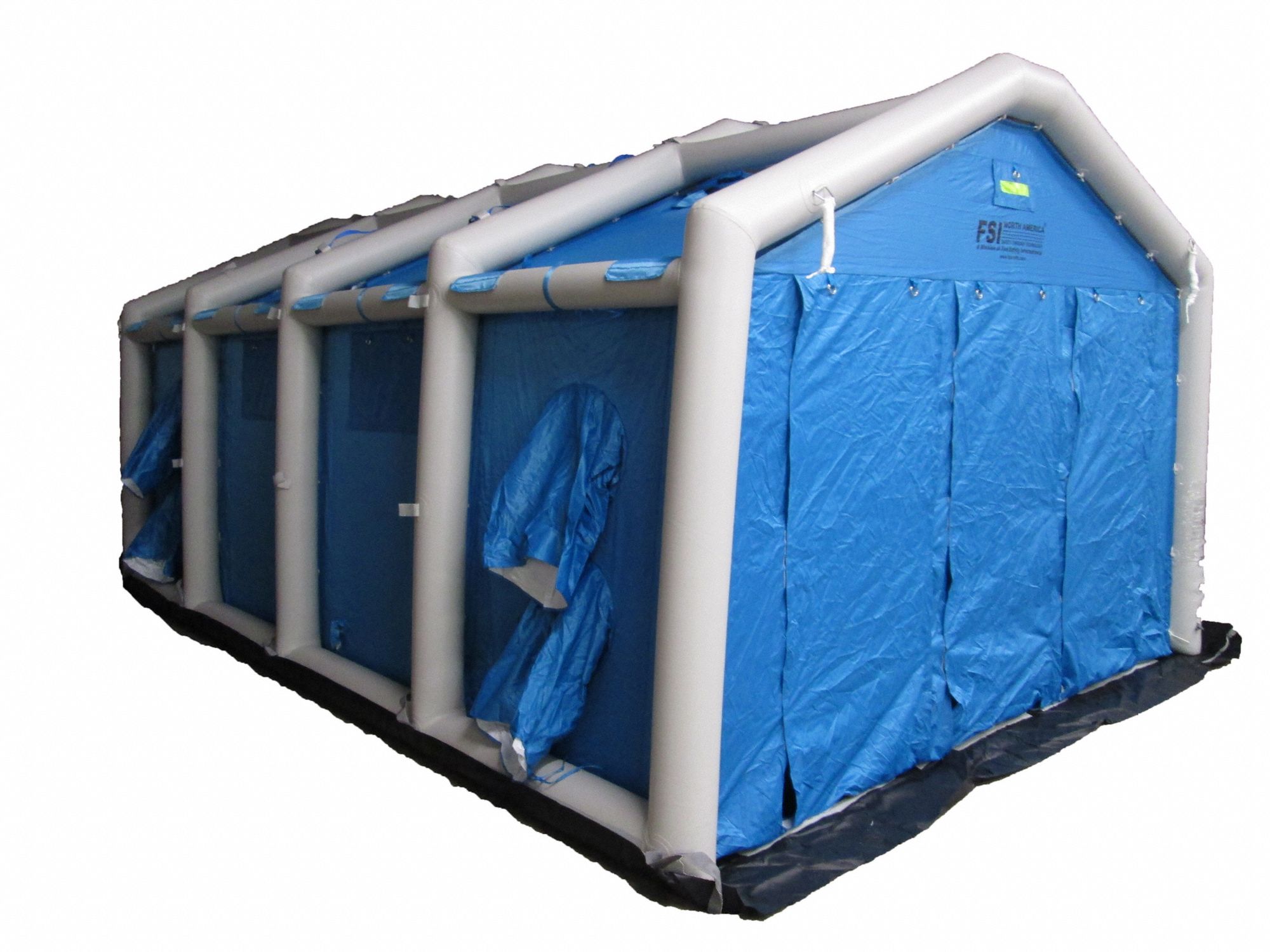 FSI, 3 Stations, 12 Spray Heads, Decontamination Shower - 4LUT7 ...