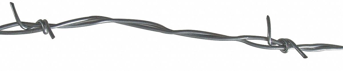 1,320 ft Lg, 15 1/2 ga Gauge, Barbed Wire - 4LVP4|4LVP4 - Grainger
