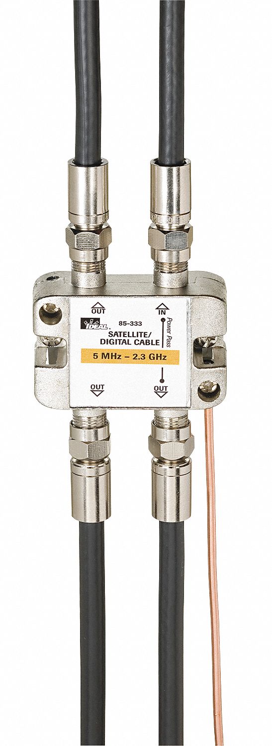 POWER FIRST, Splitter, 1 Connections, Cable Splitter - 4LWZ2|4LWZ2 ...