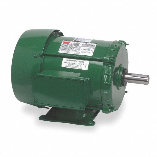General Purpose Farm Duty Motor, 5 HP, Nameplate RPM 1740, Voltage 230/ ...