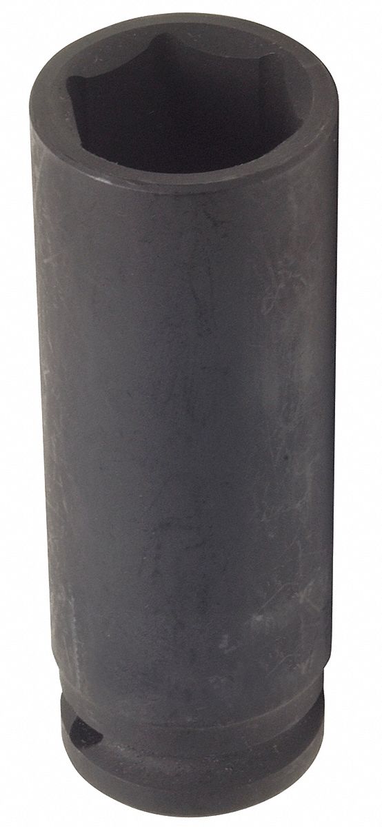 WESTWARD, 3/8 in Drive Size, 1 in Socket Size, Impact Socket - 4LYE3 ...