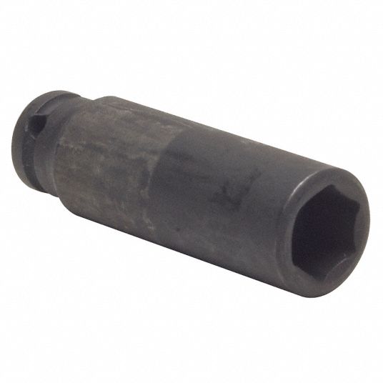 WESTWARD, 3/8 in Drive Size, 10 mm Socket Size, Impact Socket - 4LYX2 ...
