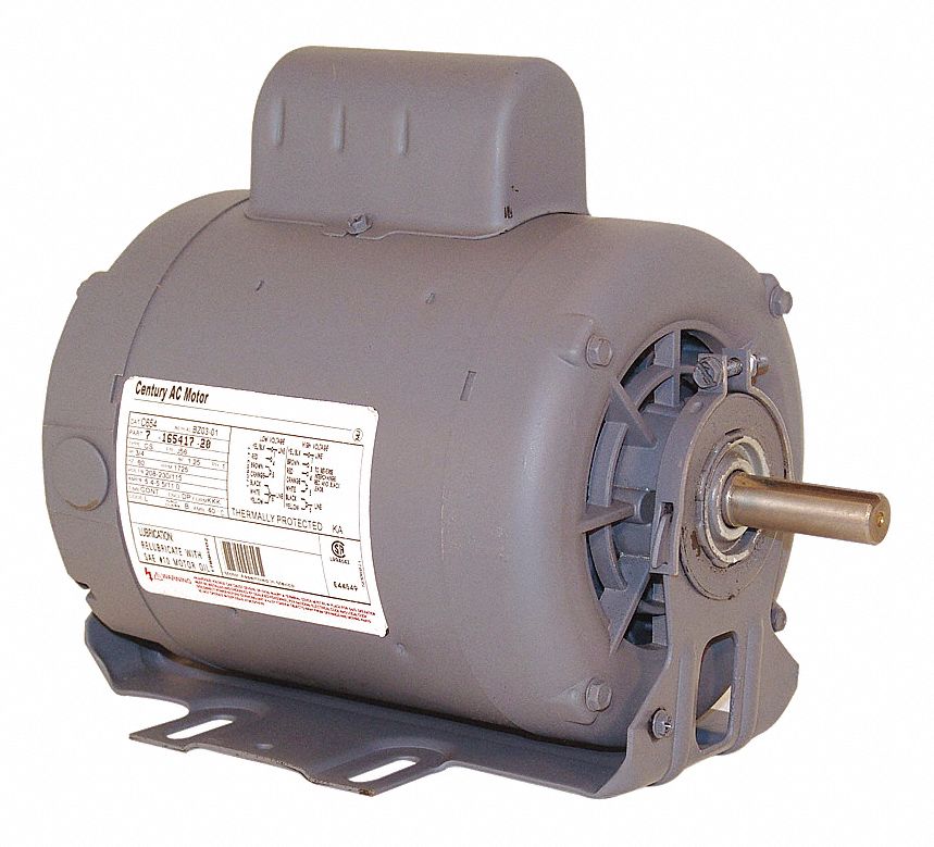 CENTURY, 1 Speed, Open Drip Proof, Belt Drive Motor - 4LY81|B642 - Grainger