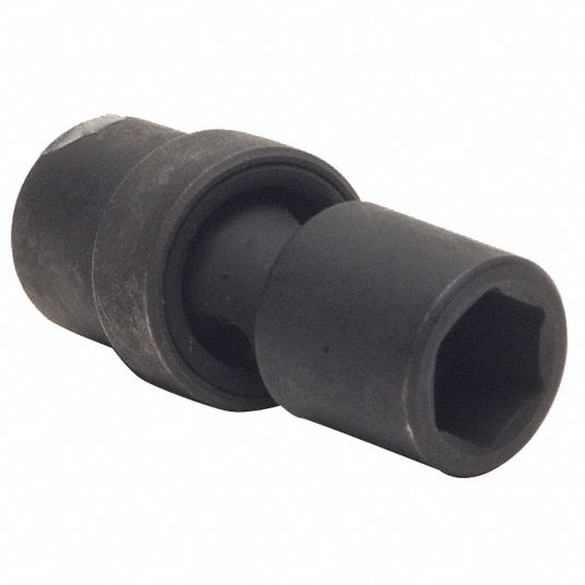 Flex Impact Socket, Drive Size 1/4 in - Grainger