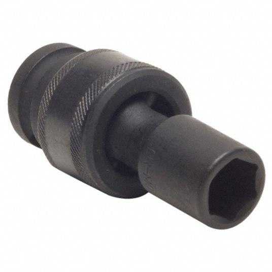 Flex Impact Socket, Drive Size 1/2 in - Grainger