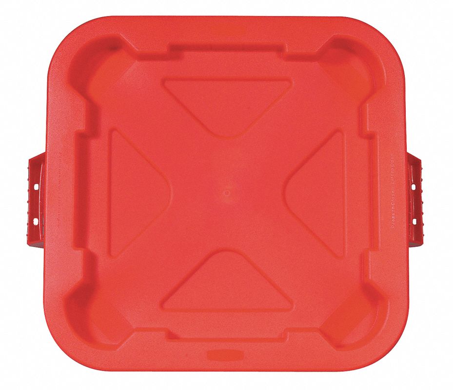 RUBBERMAID COMMERCIAL PRODUCTS Tapa para Bote de Basura, Plana, 28 gal ...