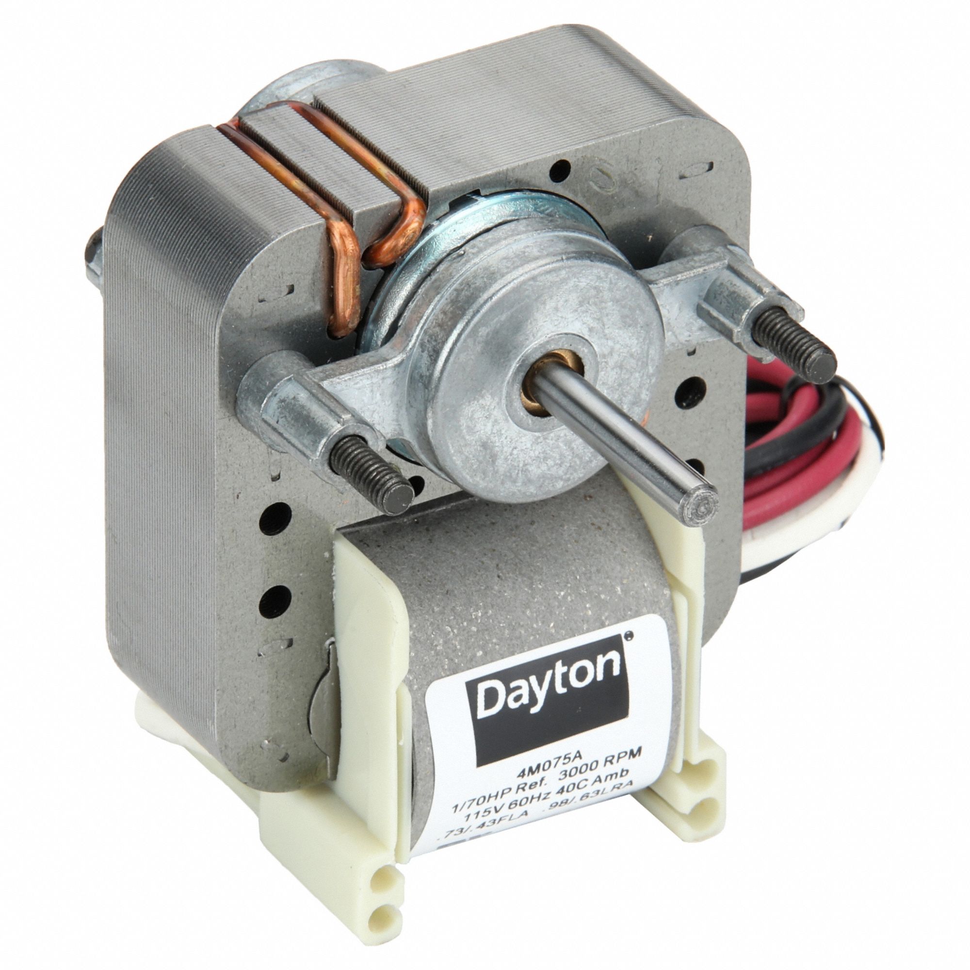 DAYTON, Stud, Shaded Pole, C-Frame Motor - 4M075|4M075E - Grainger