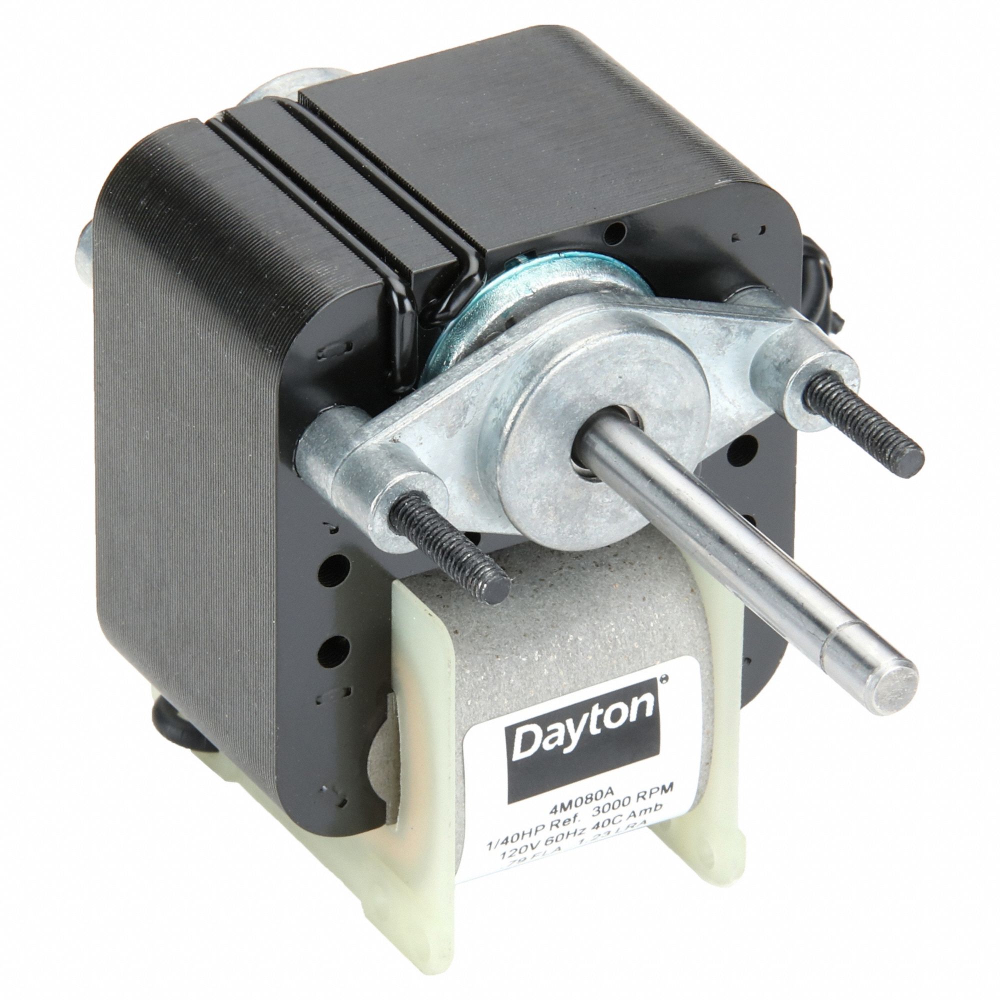 DAYTON, Stud, Shaded Pole, C-Frame Motor - 4M080|4M080E - Grainger