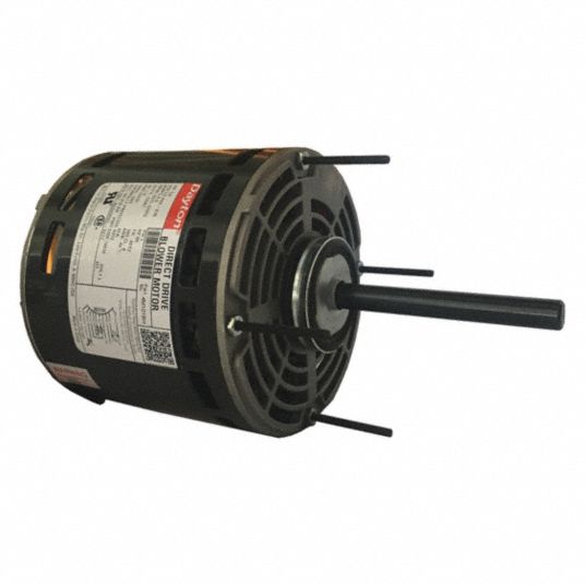 DAYTON Direct Drive Blower Motor: 3 Speed, Open Air-Over, Ring/Stud ...