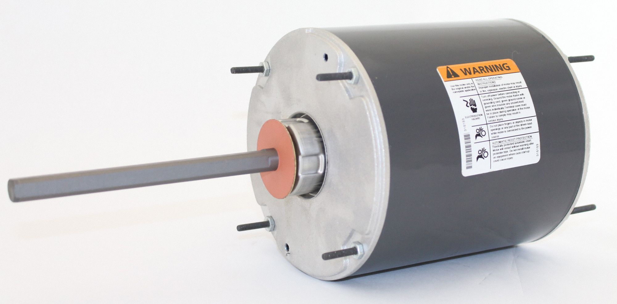 DAYTON Condenser Fan Motor: Stud Mount, Totally Enclosed Air-Over, 1/2 ...