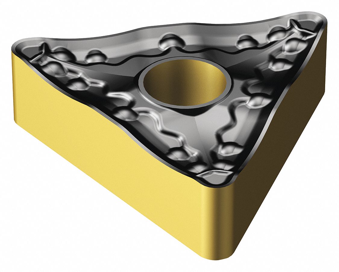 SANDVIK COROMANT, 0.375 in Inscribed Circle, Neutral, Turning Insert ...