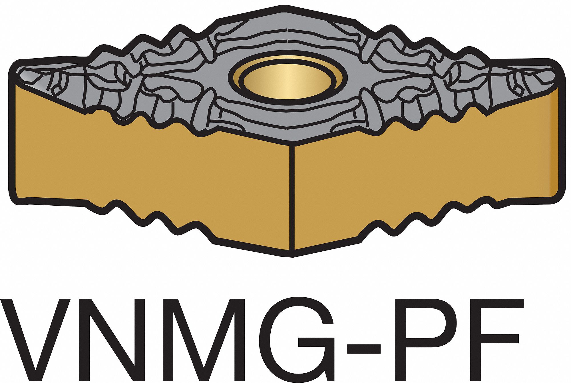 SANDVIK COROMANT 35° Diamante, VNMG, Tamaño de Inserto 331, Grado 4225 ...