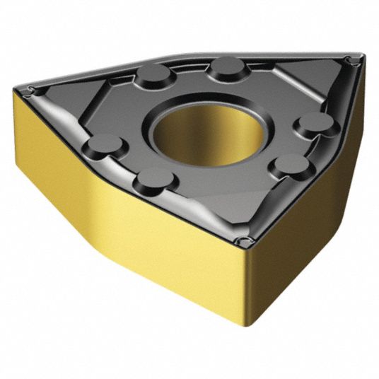SANDVIK COROMANT, 0.375 in Inscribed Circle, Neutral, Turning Insert ...