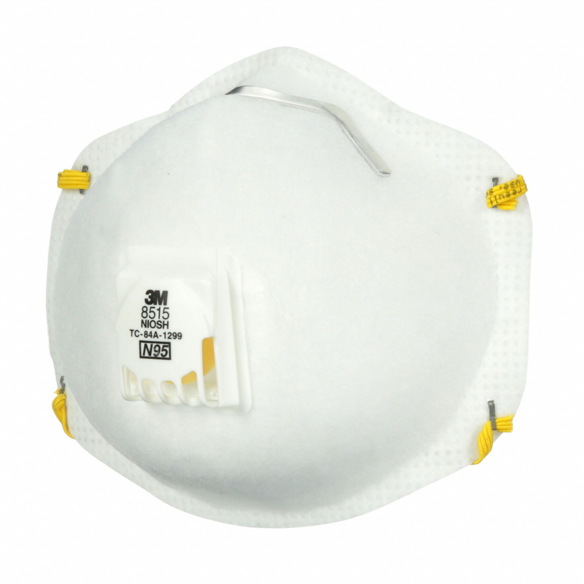 3M Disposable Respirator: N95, Molded, White, Dual, Non-Adj, M Mask ...