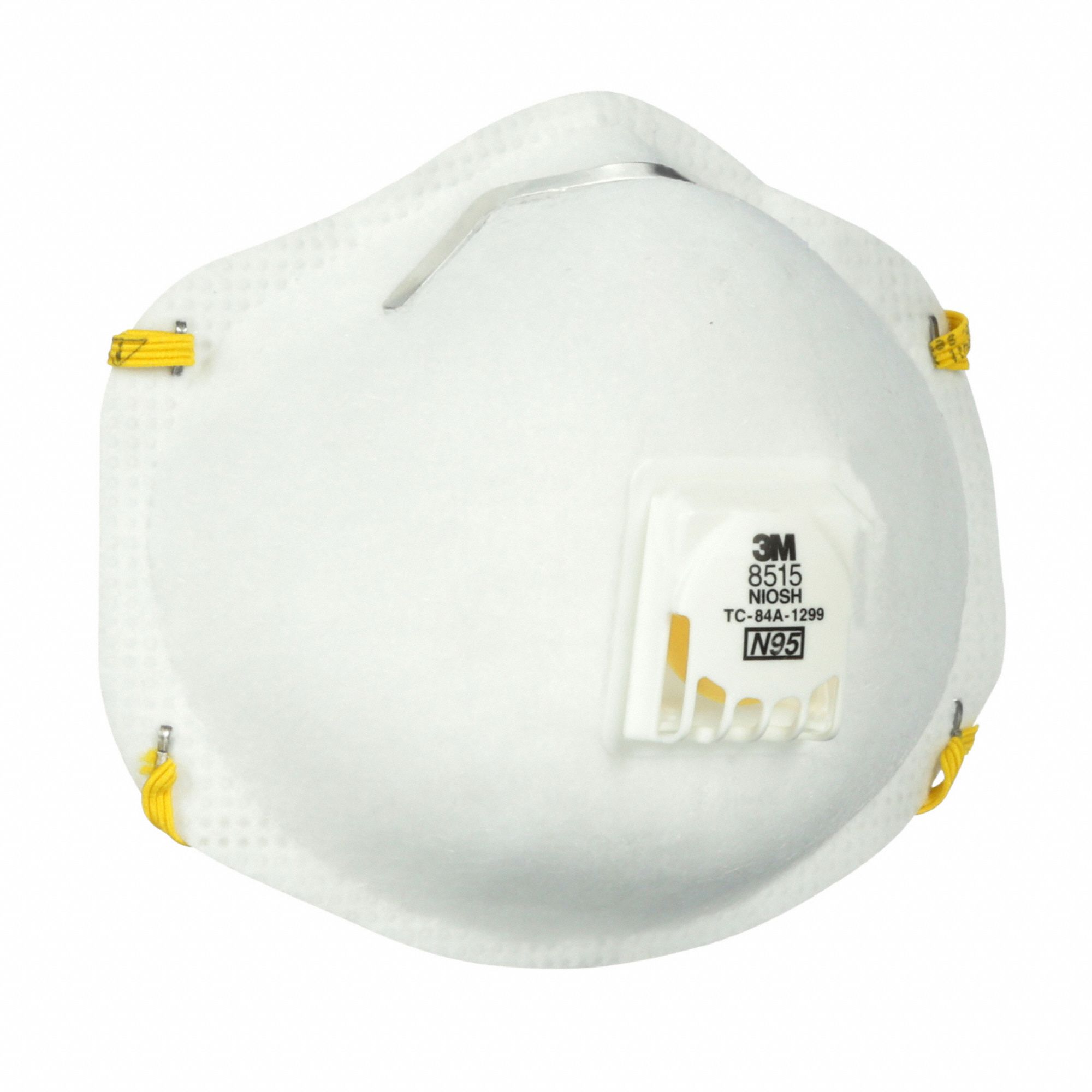 3M Disposable Respirator: N95, Molded, White, Dual, Non-Adj, M Mask ...