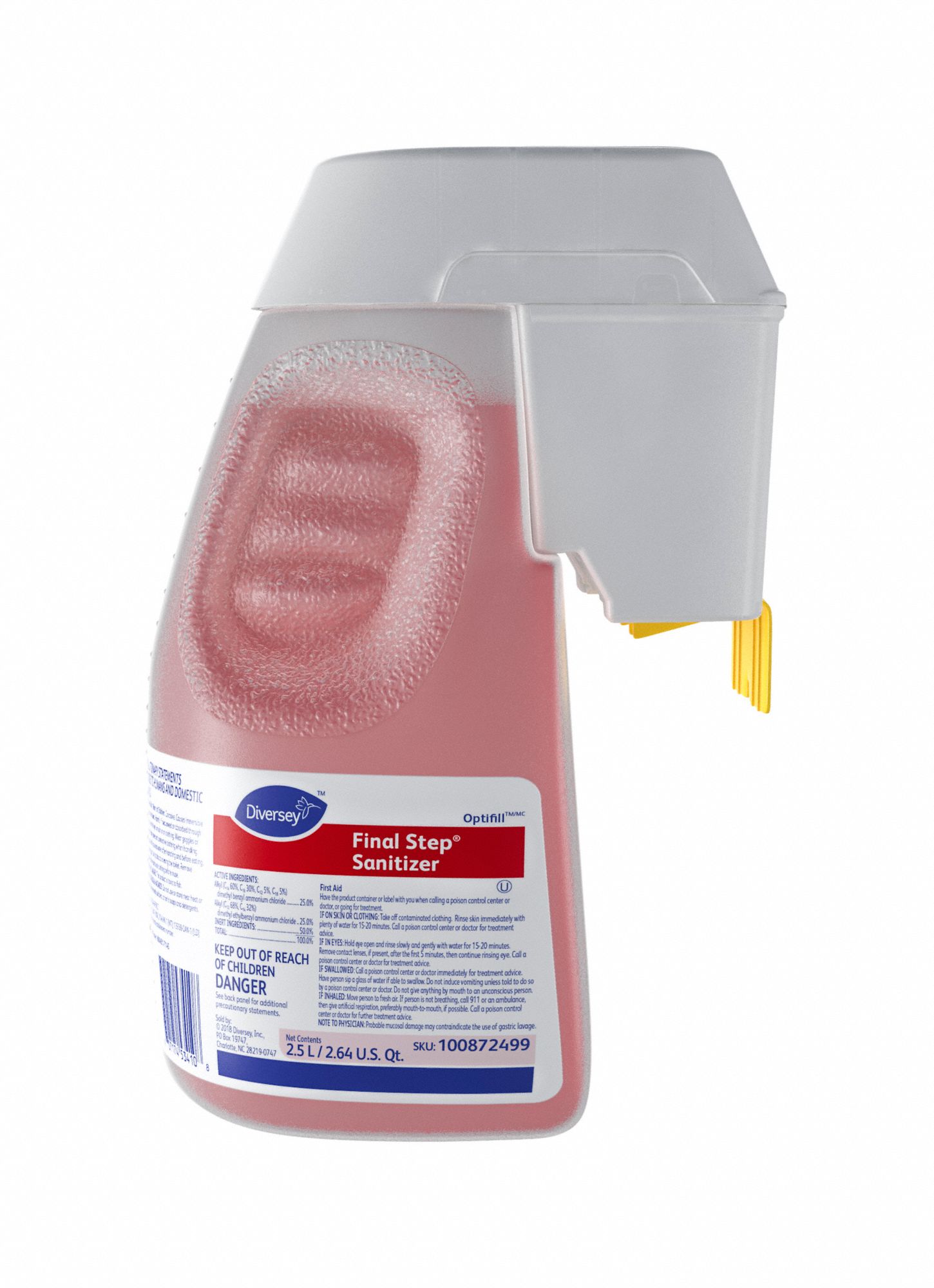DIVERSEY, Hand Wash, Liquid, Sanitizing Rinse - 4MHK4|100872499 - Grainger