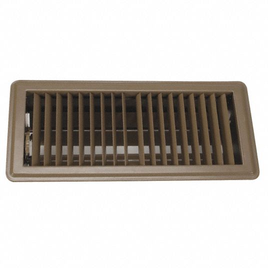 Floor, 5 1/2 in H, Floor Register - 4MJE9|4MJE9 - Grainger