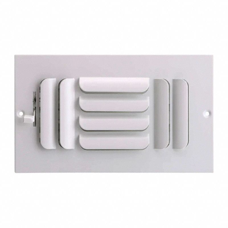 5 3/4 in H, 9 3/4 in W, Sidewall/Ceiling Register - 4MJF6|4MJF6 - Grainger