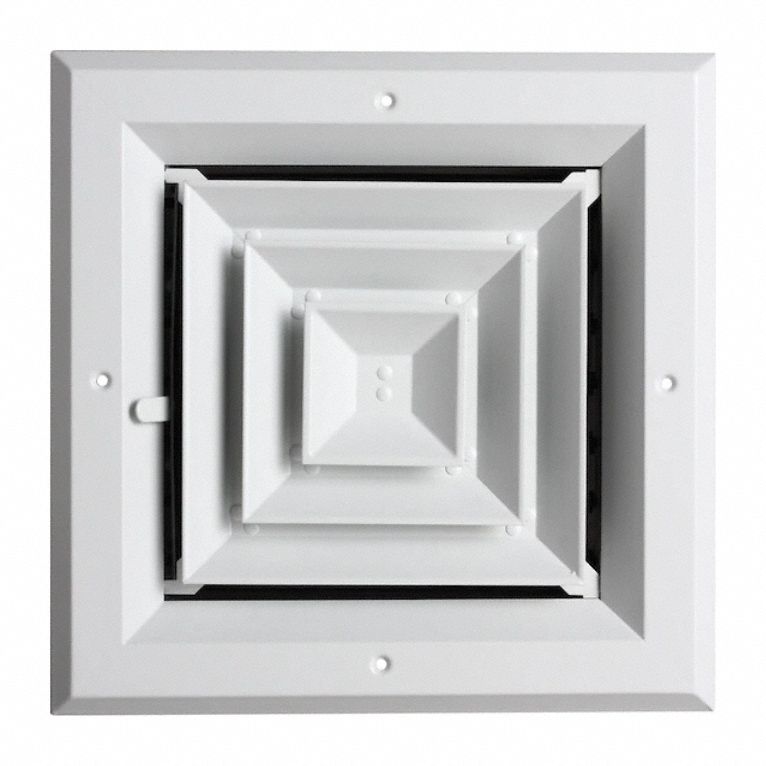 Ceiling/Wall, 9 in H, Diffuser - 4MJJ5|4MJJ5 - Grainger